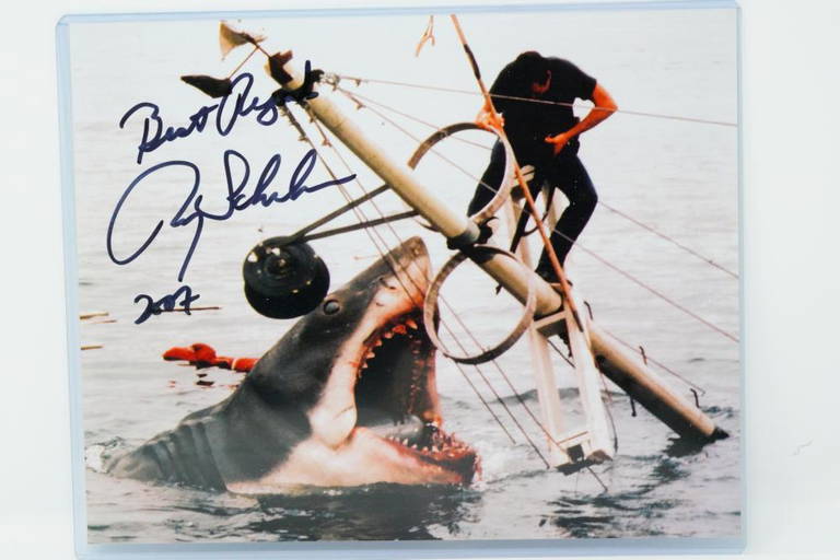 Roy Scheider Signed Photo From "jaws" W/coa