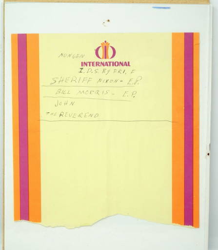 Elvis Presley Handwritten Note To Priscilla
