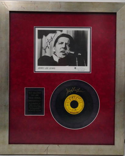 Jerry Lee Lewis Signed Sun Records 45 Single & Photo - Mar 27, 2021 ...