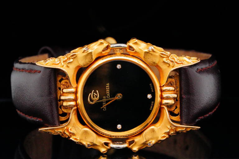 Carrera y Carrera 18K Yellow Gold Equus Watch (#0007D) on Feb 26, 2022 ...