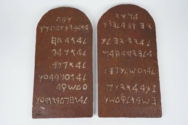 The Ten Commandments (1956) Replica Prop Tablets