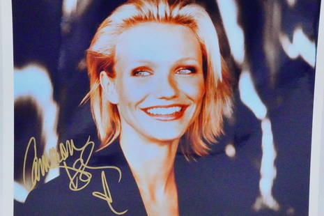 Cameron Diaz 8 X 10 Signed Nude Photo W/coa