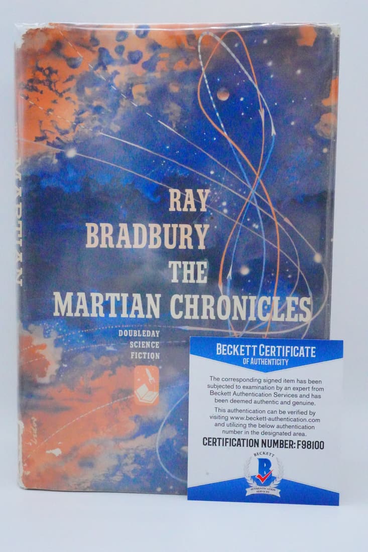 "the Martian Chronicles" Ray Bradbury Signed 1st Ed. Auction