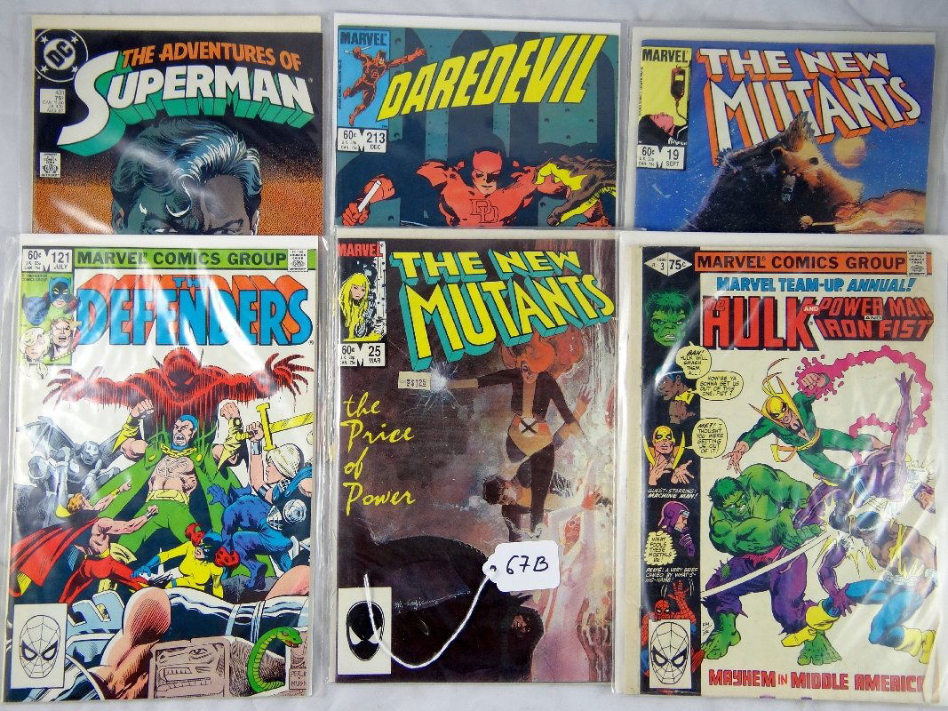 (6) Collectible Comic Books (superman & More)
