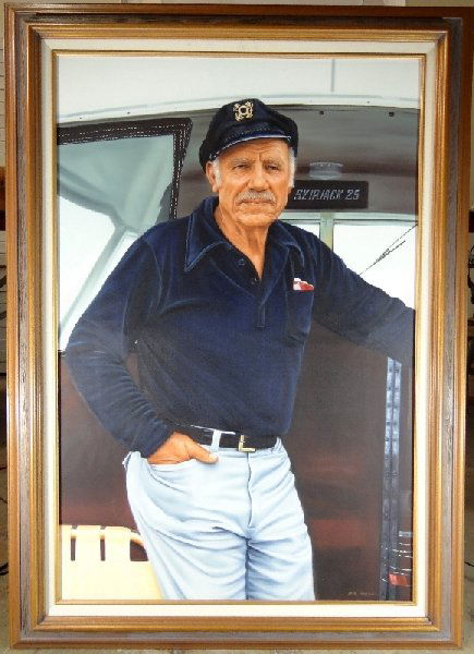 121: Portrait Of "Boat Captain" By Min Song Ree