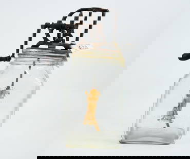 Antique American Swinging Butter Churn Auction