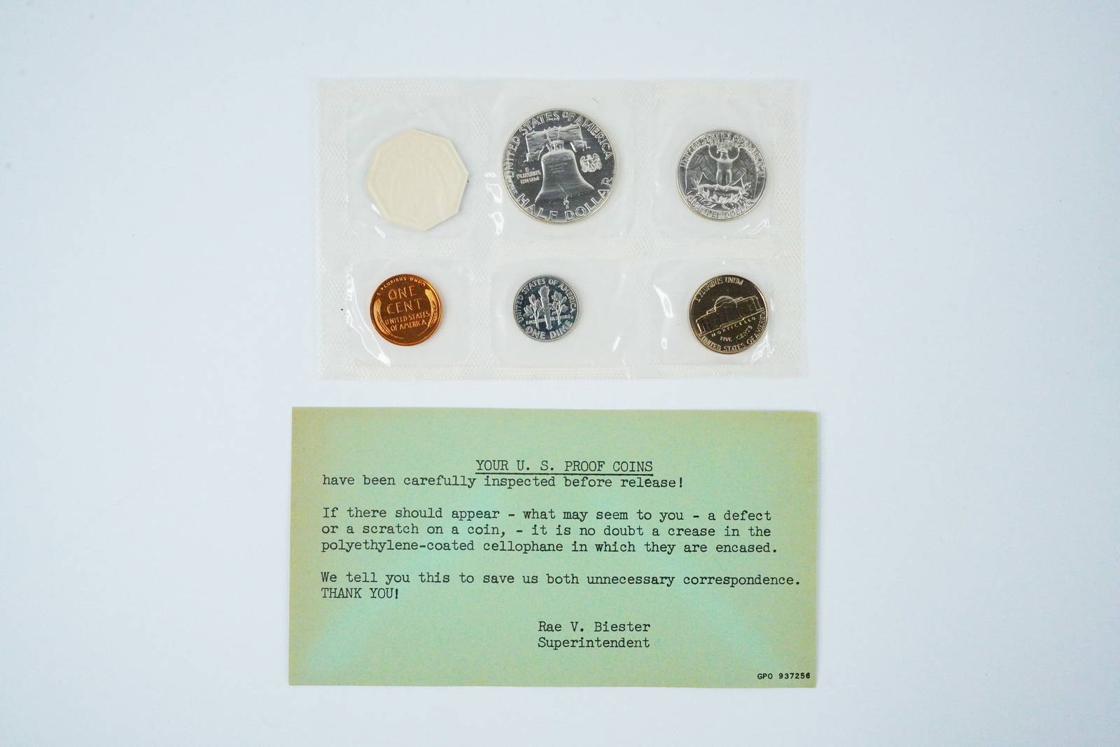 1958 United States Proof Coin Set In Original Packaging Auction