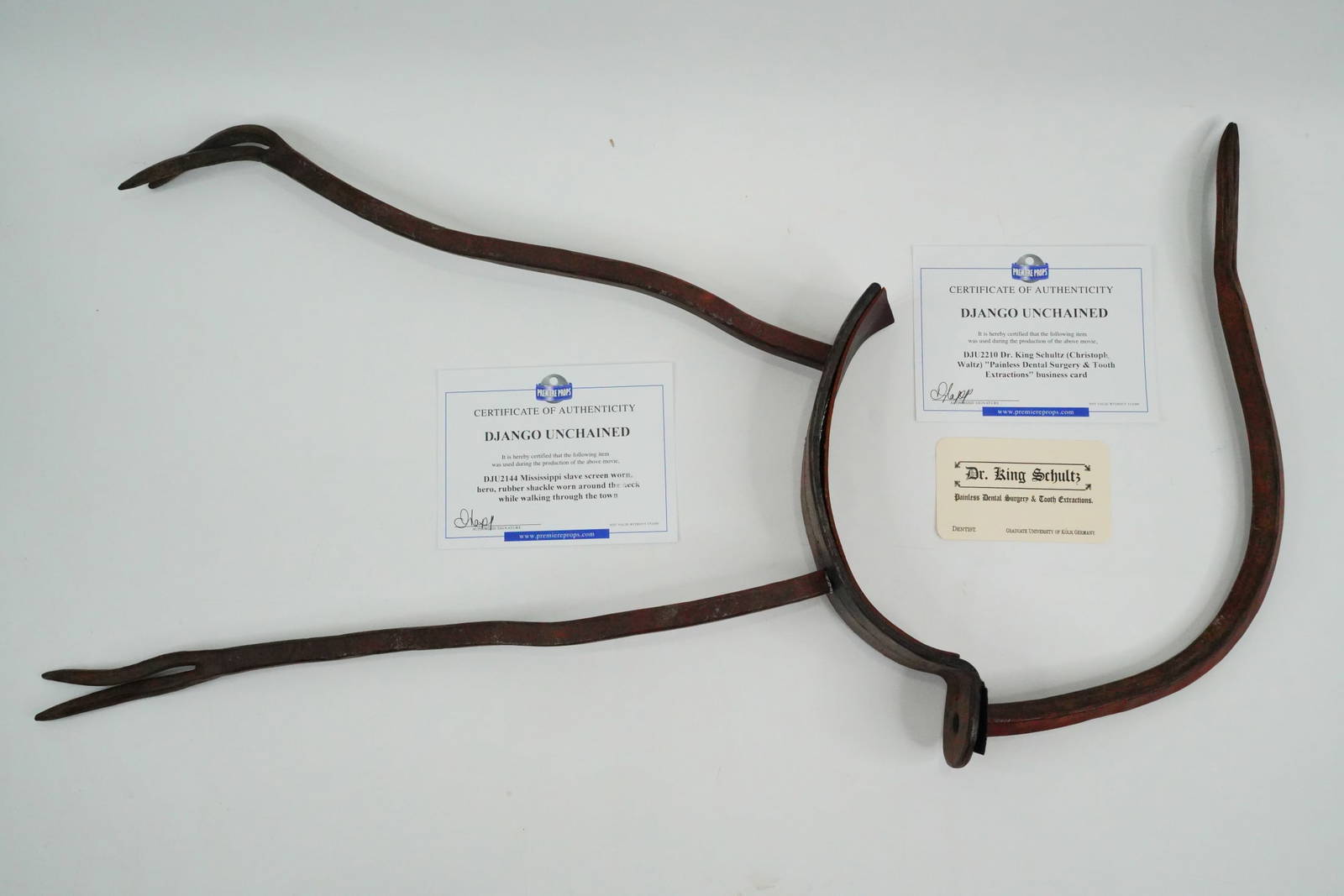 Django Unchained-screen Used Shackle And Business Card - Mar 22, 2025 ...