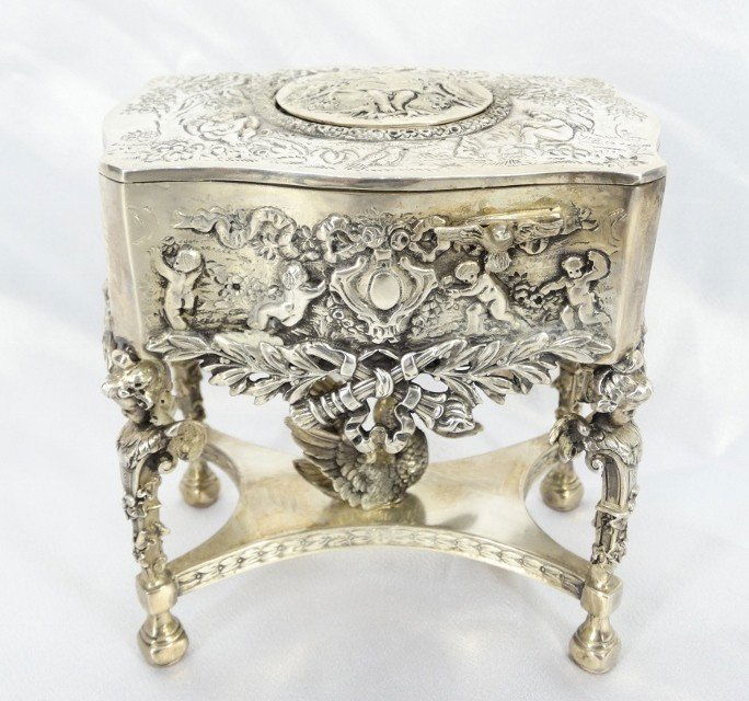 German Sterling Silver Singing Bird Music Box - Aug 27, 2016 | GWS ...