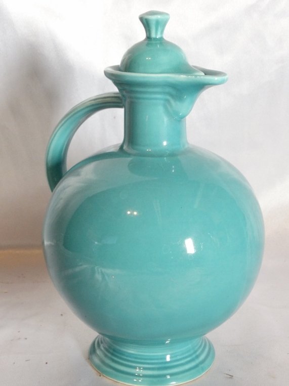 Fiestaware Turquoise Blue Carafe Pitcher