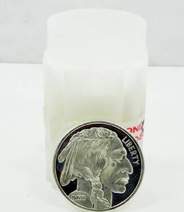 10 Troy Ounces Of .999 Silver Buffalo Rounds