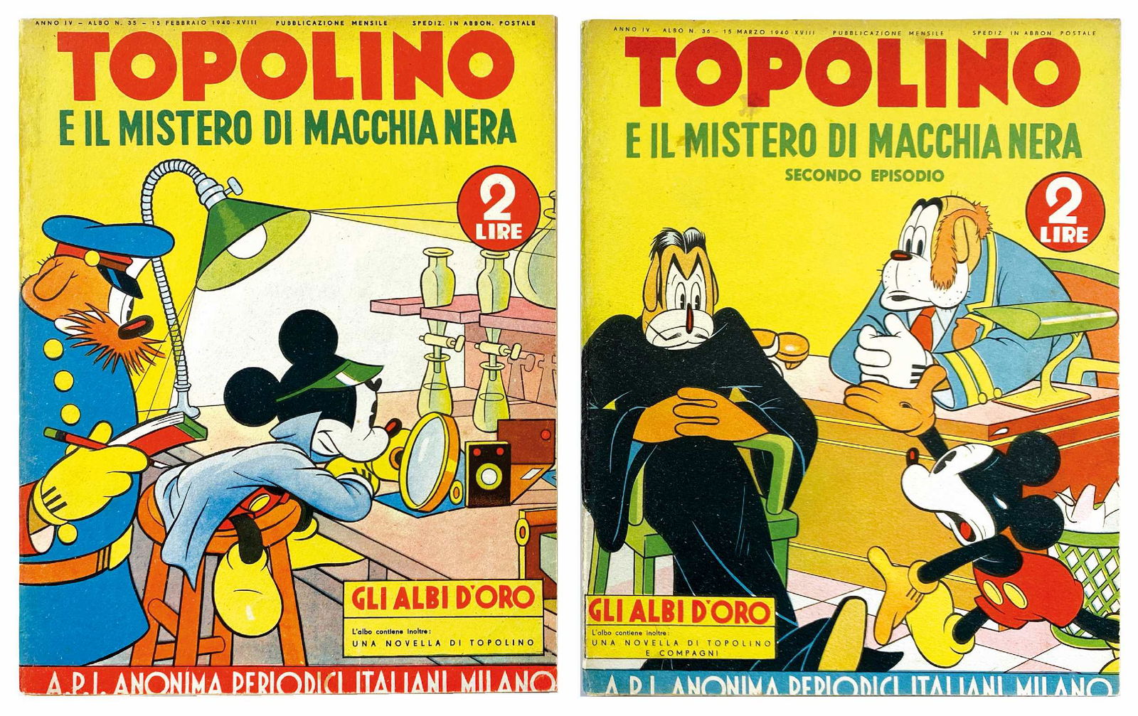 Topolino e il Mistero di Macchia Nera (#0104) on Dec 17, 2022 | Little Nemo Auction House SRL in ...