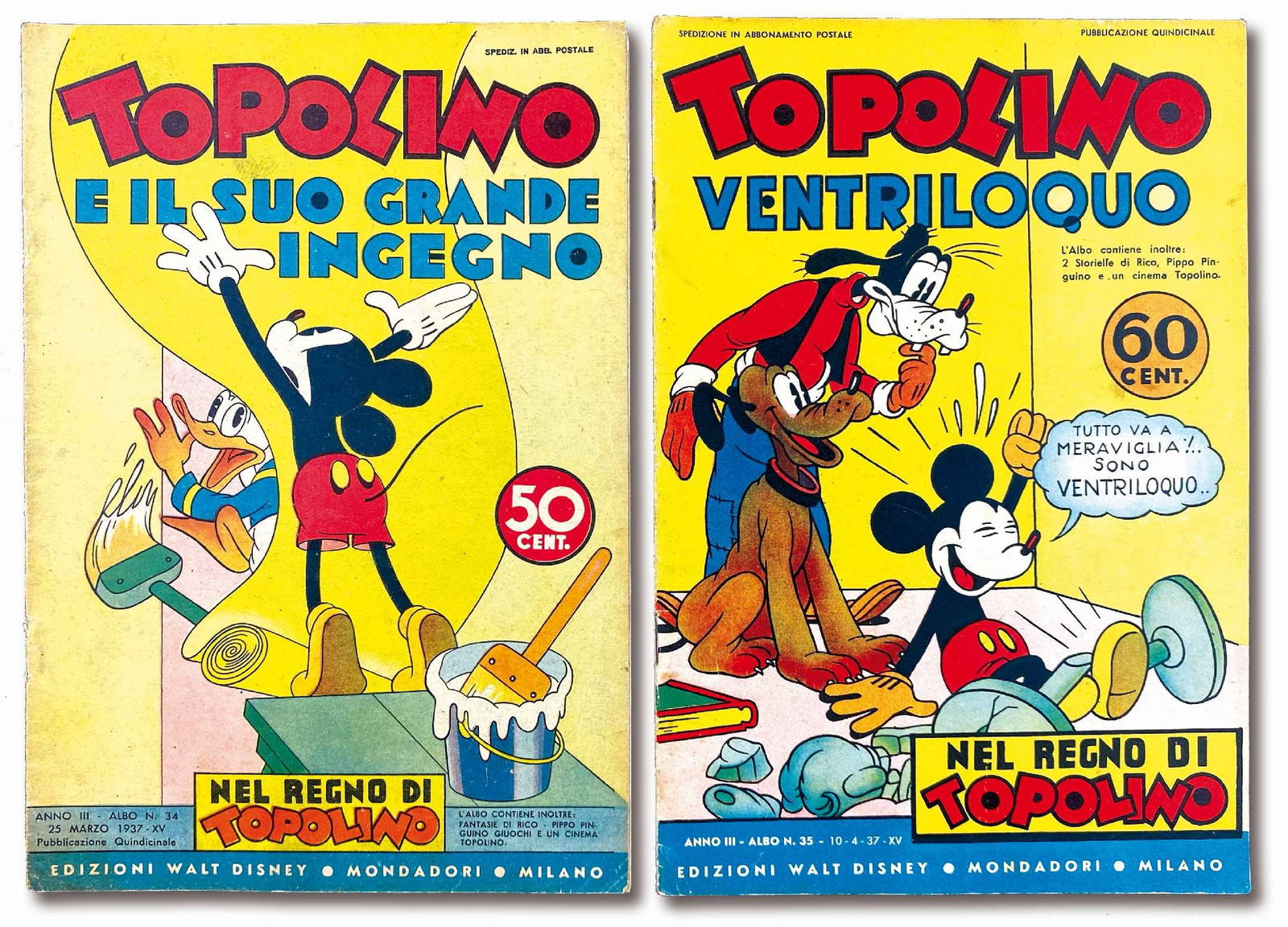 Topolino E Il Suo Grande Ingegno; Ventriloquo Auction
