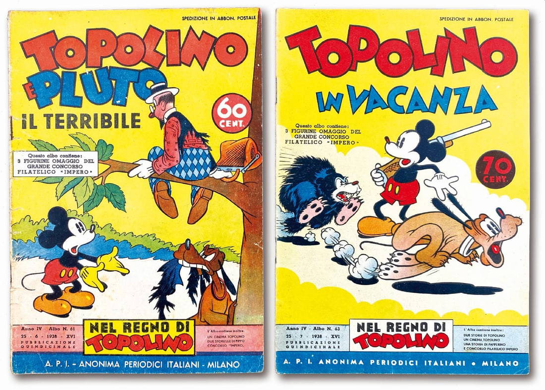 T. E Pluto Il Terribile - Topolino In Vacanza Auction