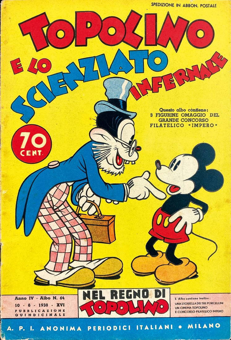 Topolino E Lo Scienziato Infernale Auction