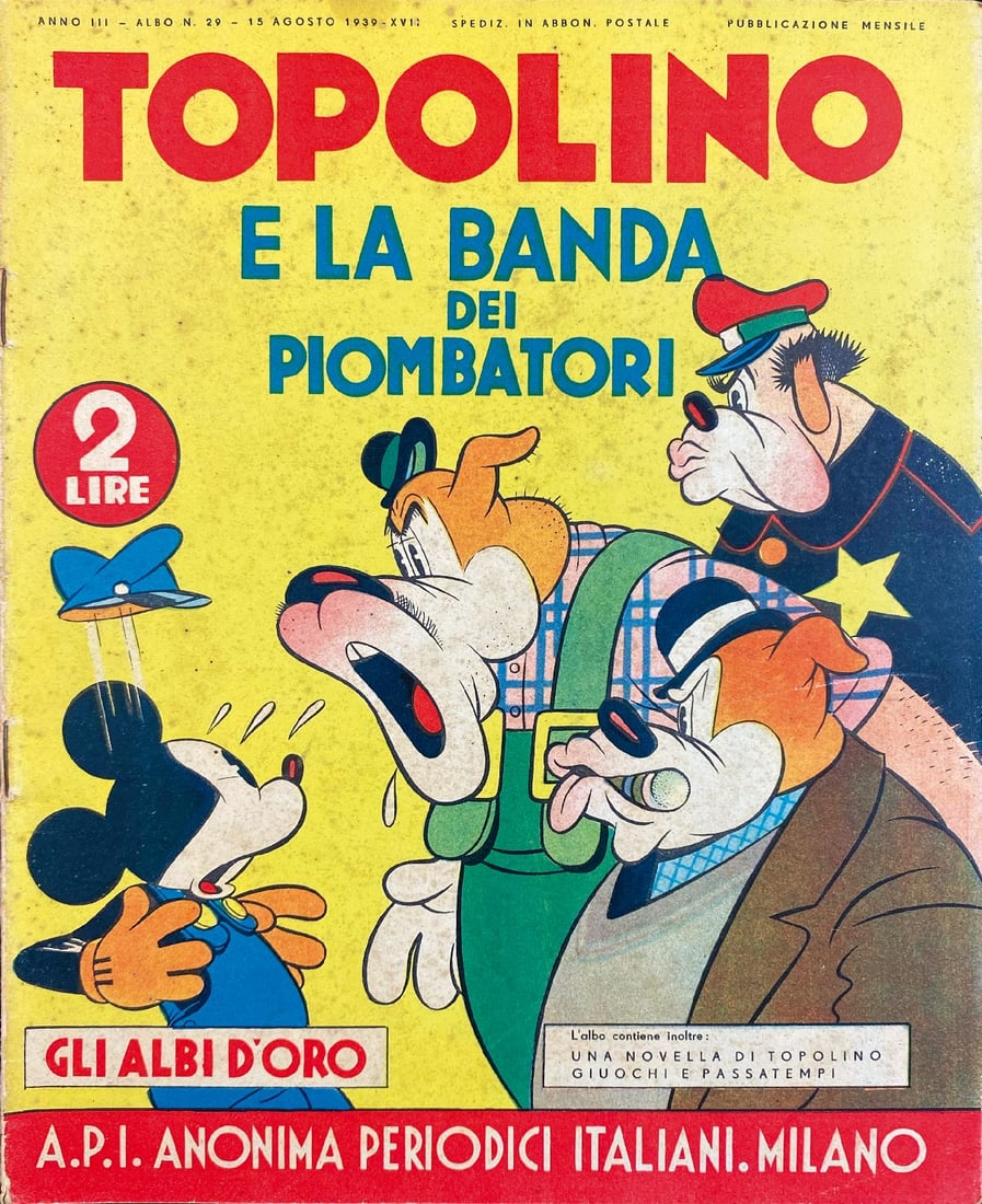 Topolino E La Banda Dei Piombatori Auction