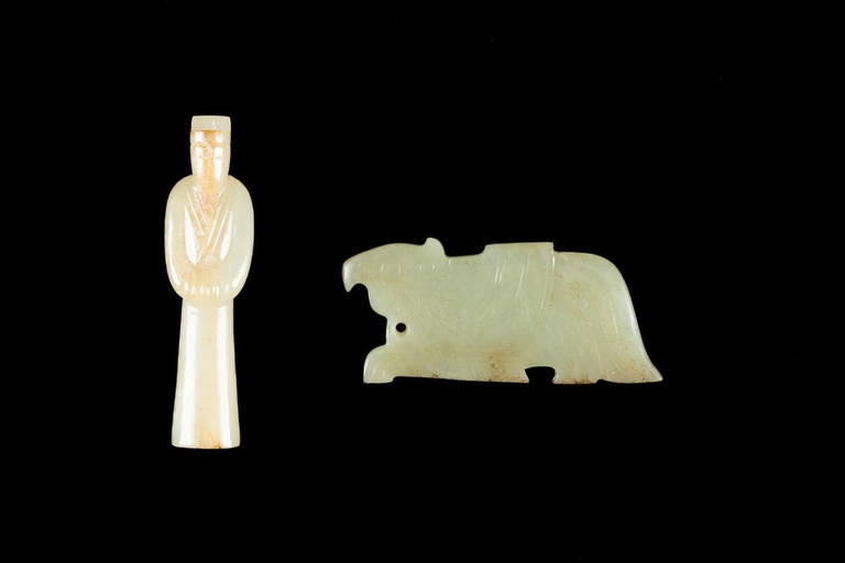 A JADE HUMAN FIGURE AND 'BEAST' PLAQUE - Dec 10, 2022 | California ...