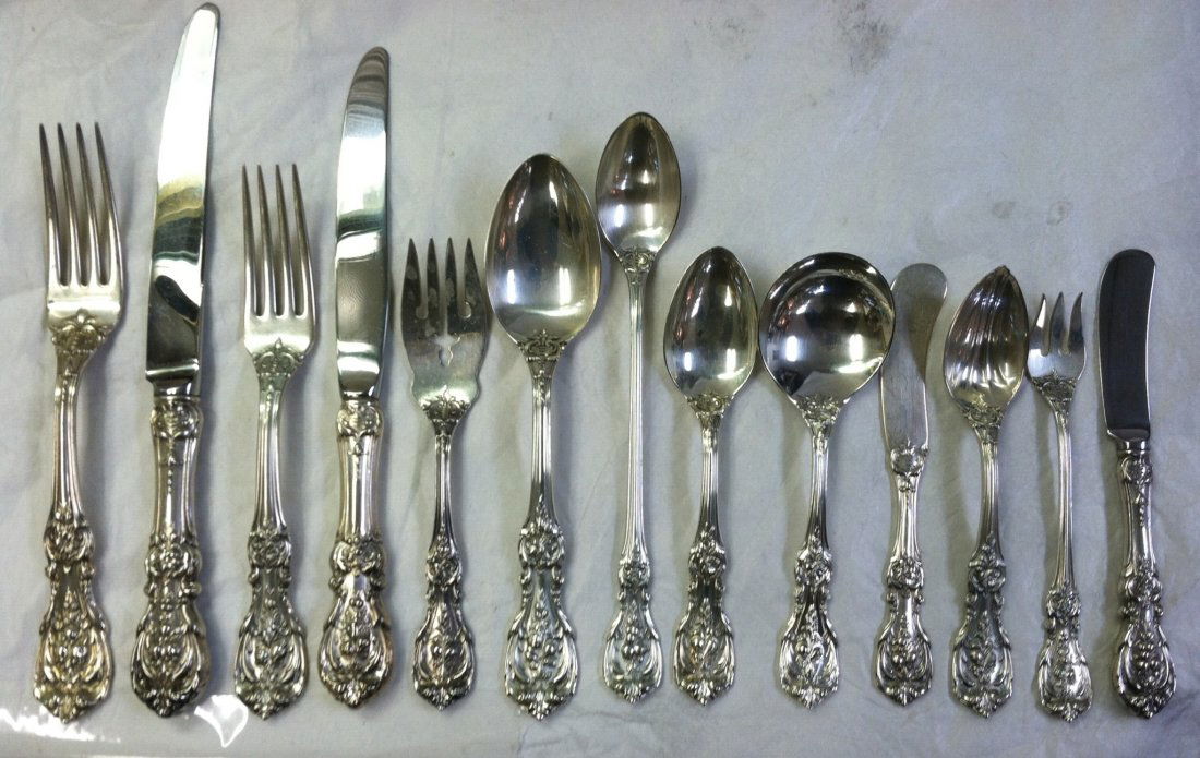 175 PC SET FRANCIS THE FIRST STERLING SILVER FLATWARE - Dec 18, 2013 ...