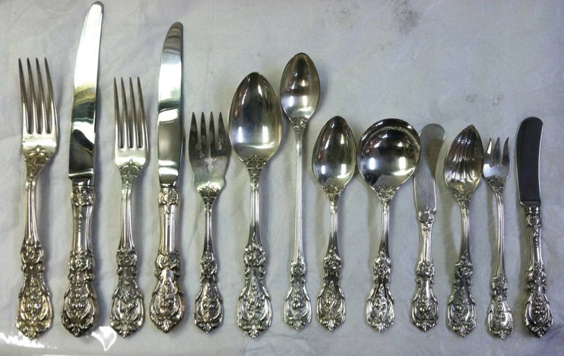 175 PC SET FRANCIS THE FIRST STERLING SILVER FLATWARE - Dec 18, 2013 ...