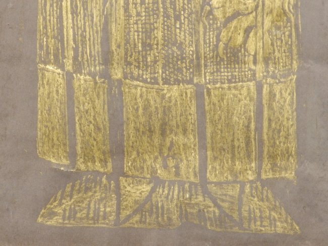 Pair of English Church Monumental Brass Rubbings : Lot 126