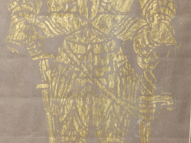 Pair of English Church Monumental Brass Rubbings : Lot 126