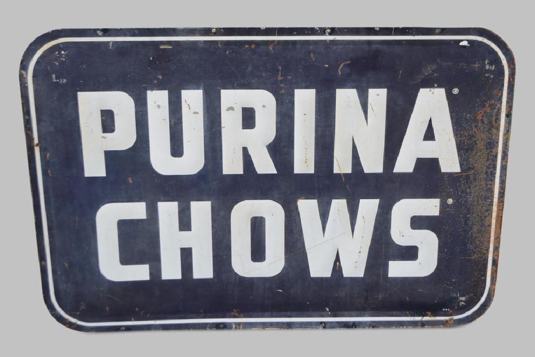Purina Chows Sign Metal 36 1/2" X 54"