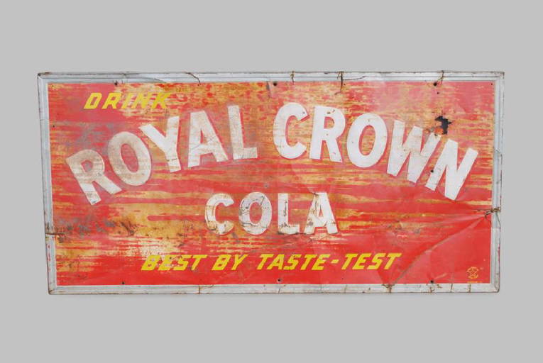 Rc Cola Sign 34 1/2" X 70"