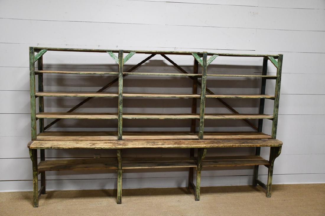 General Store Display Shelf 71 1/4"h, 114" X 26"