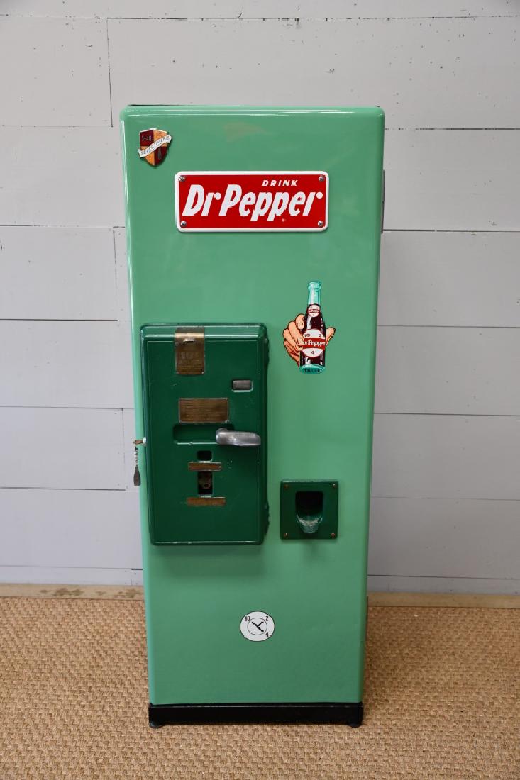 Dr. Pepper Vending Machine - works 61"H, 22 1/4"