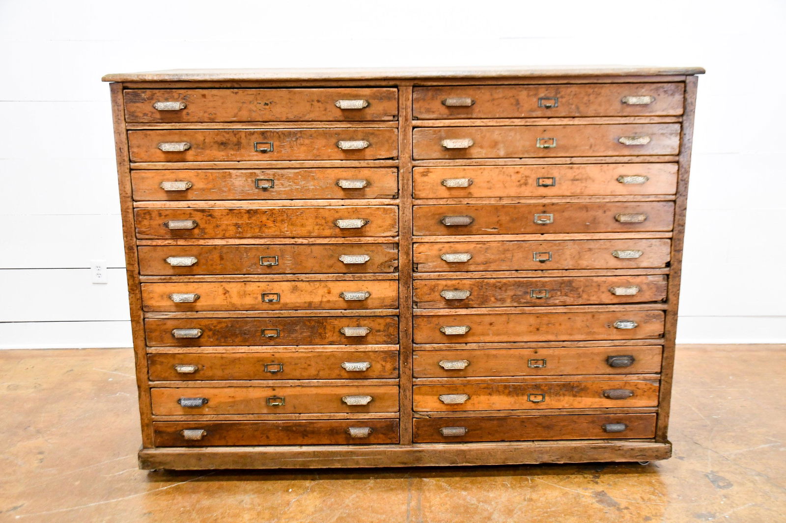 For Auction: Large Map Cabinet 58"H, 77" x 38" (#0609) on Aug 29, 2020 ...