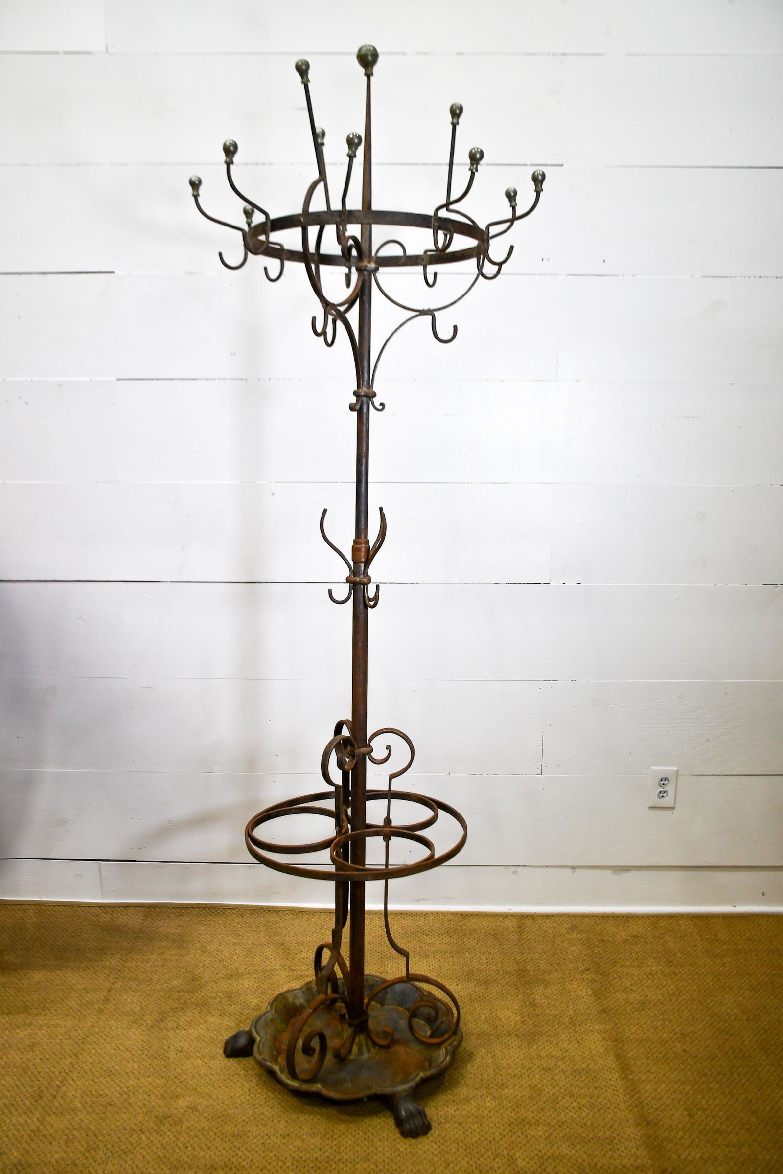 French Hotel Coat Rack 88 1/2"H, 22" x 22" - Jan 09, 2021 | Bright Star ...