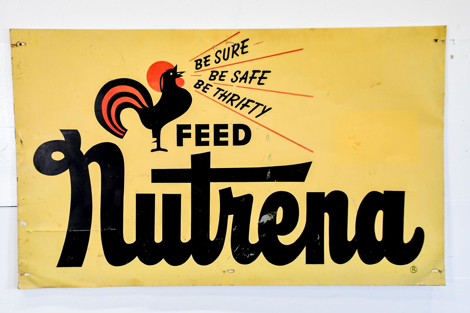 Metal Nutrena Feed Sign 36" x 60" - Jan 09, 2021 | Bright Star Antiques ...