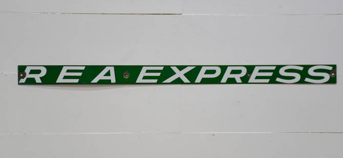 Rea Express 2 Piece Porcelain Sign