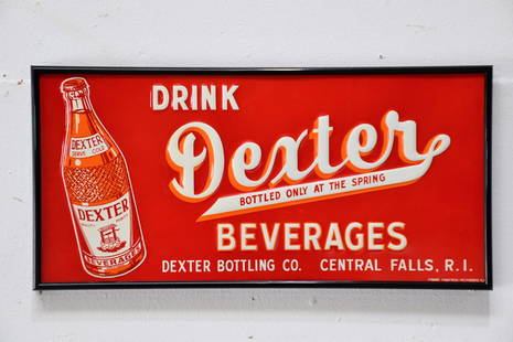 "drink Dexter Beverages Sign