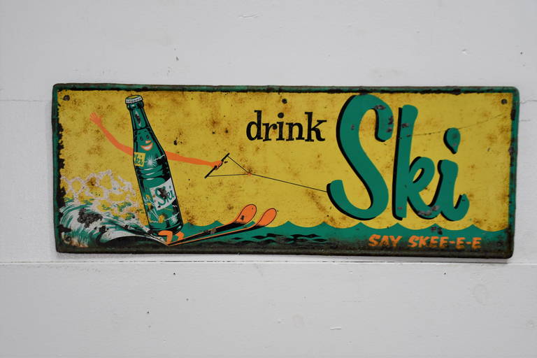 Drink Ski Sign - metal "guaranteed old" / - Aug 27, 2021 | Bright Star ...