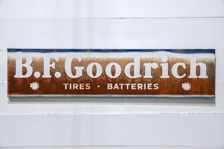 B. F. Goodrich Tires / Batteries Sign great patina / - Jan 07, 2022 ...