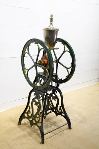 Elgin National Coffee Mill Grinder Floor Model 68 1/2"h, 25 1/2"(at ...