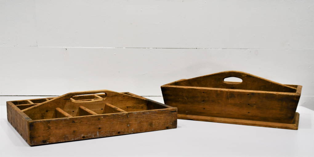 2 PC Early Totes 10" x 26" x 14" / 6" x 25 1/2" x 21" (#0651) on Aug 27 ...