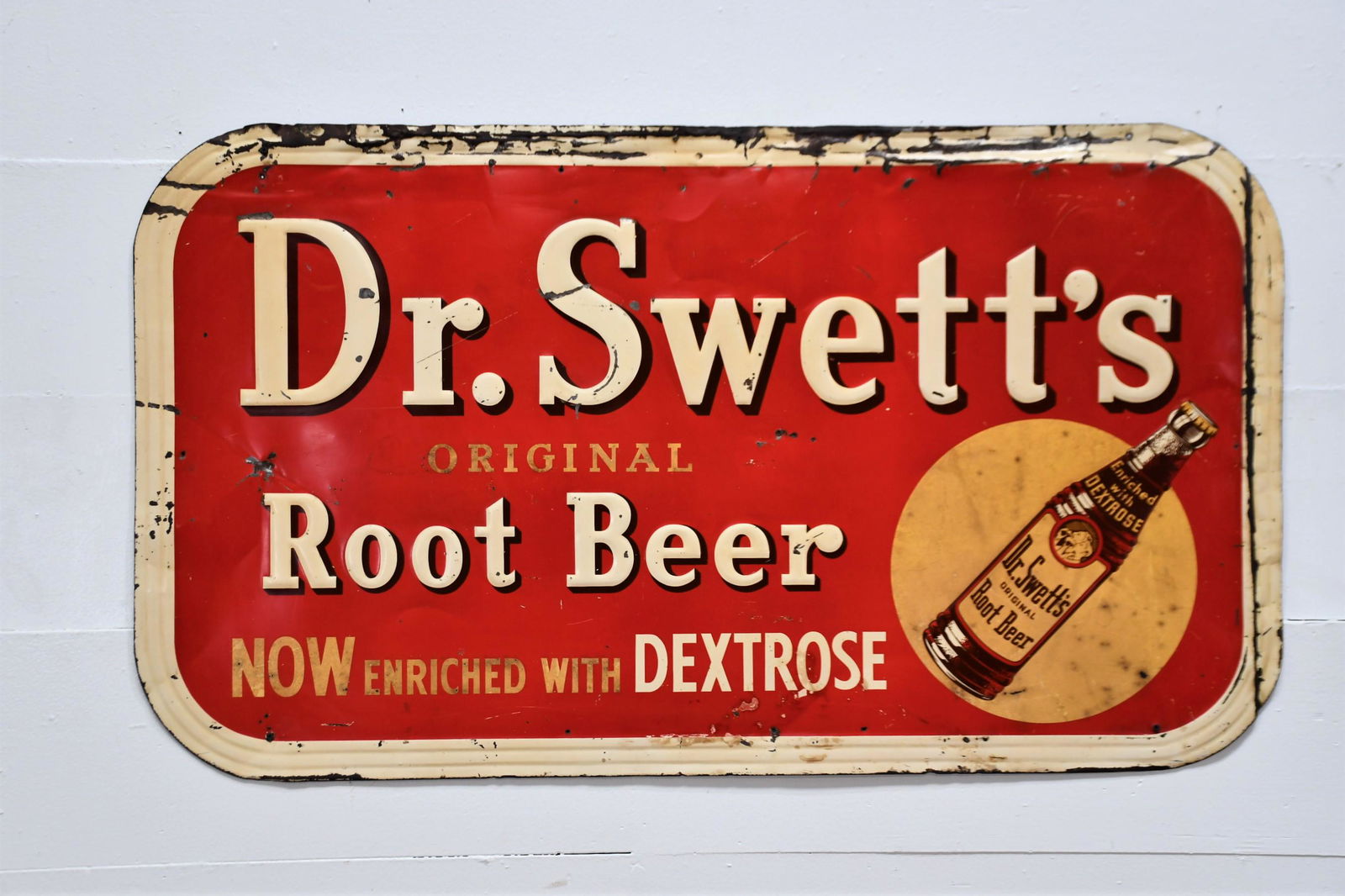 Dr. Swett's Root Beer Sign 32" X 54 1/2"