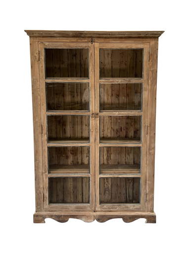 General Store Display Cabinet 86 1/2"h, 59 1/4"l(crown), 18"w(crown)