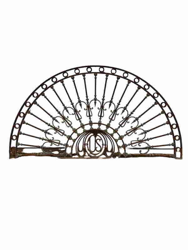 U.S. Embassy Arched Iron Header 42 1/2" x 79" (#1175) on Jan 06, 2023 ...