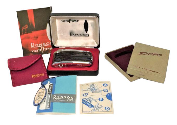 Ronson Vintage Lighter In Original Box