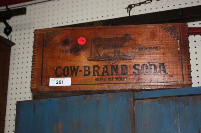 Cow Brand Soda Box