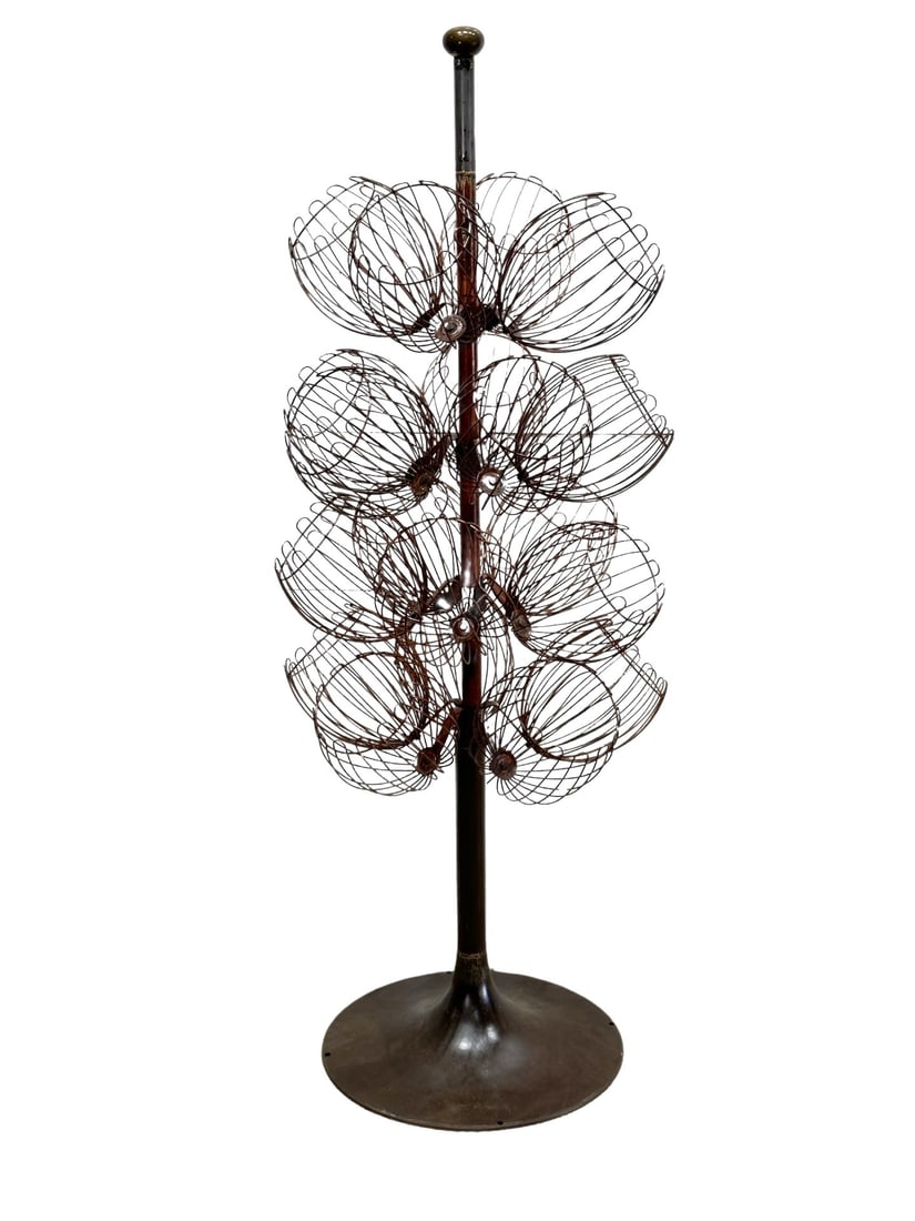 Wire Store Display 65 1/4"h, 25" Dia. Auction