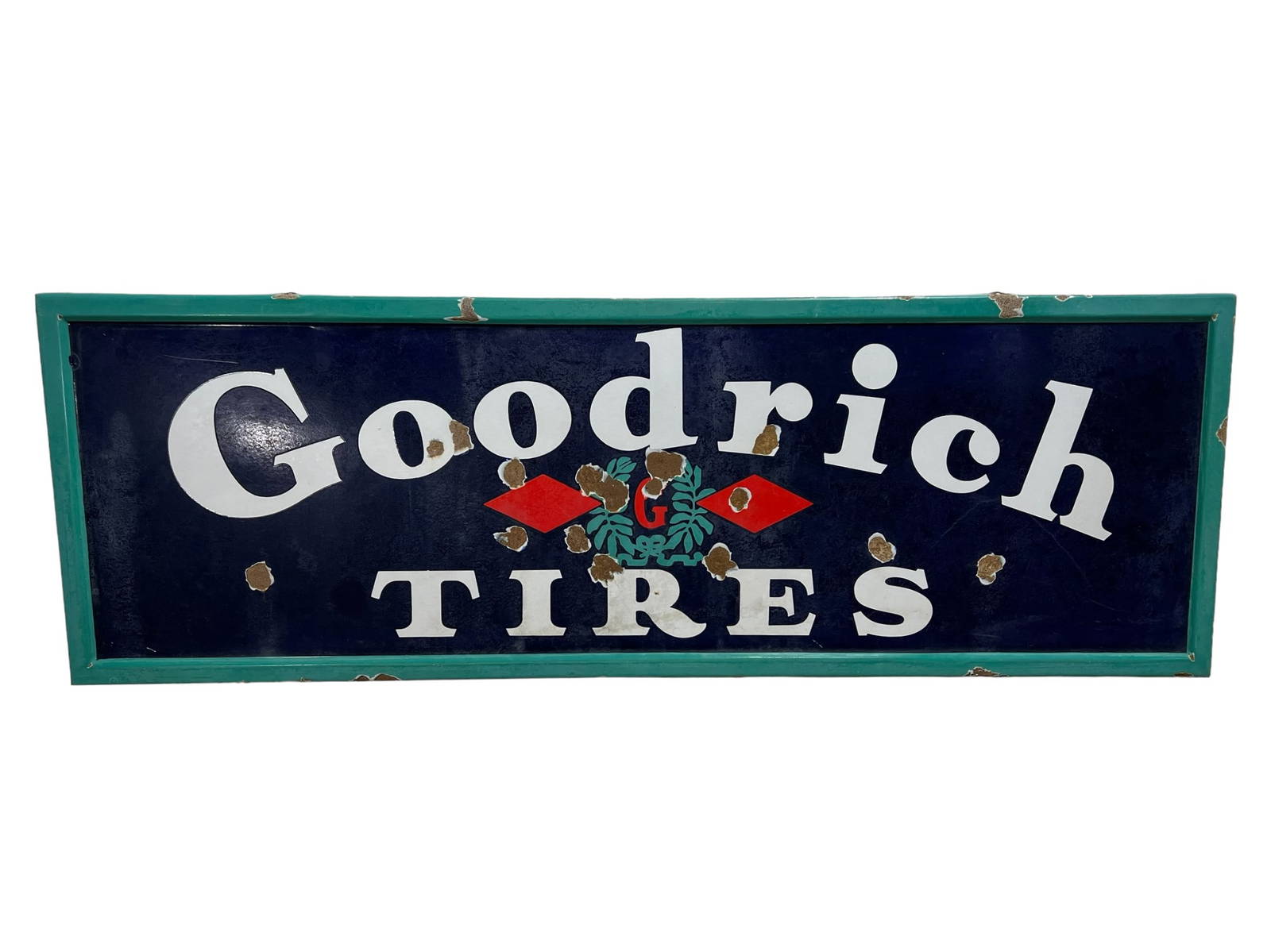 Goodrich Tires Sign 20 1/4"h, 60"l Auction