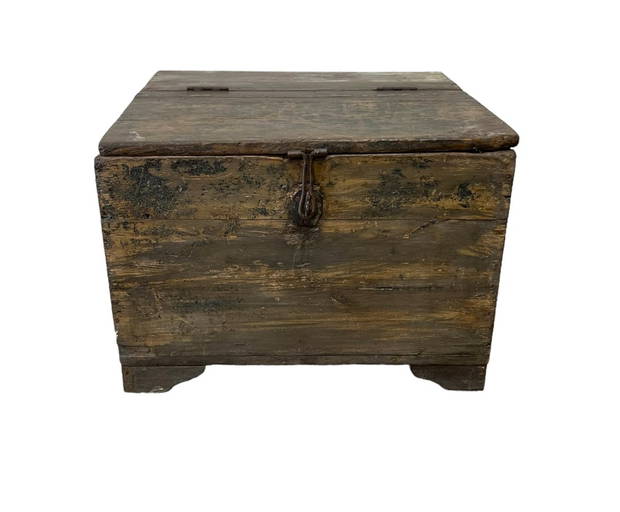 Painted Storage Trunk 16 3/4"h, 24"l, 24"w