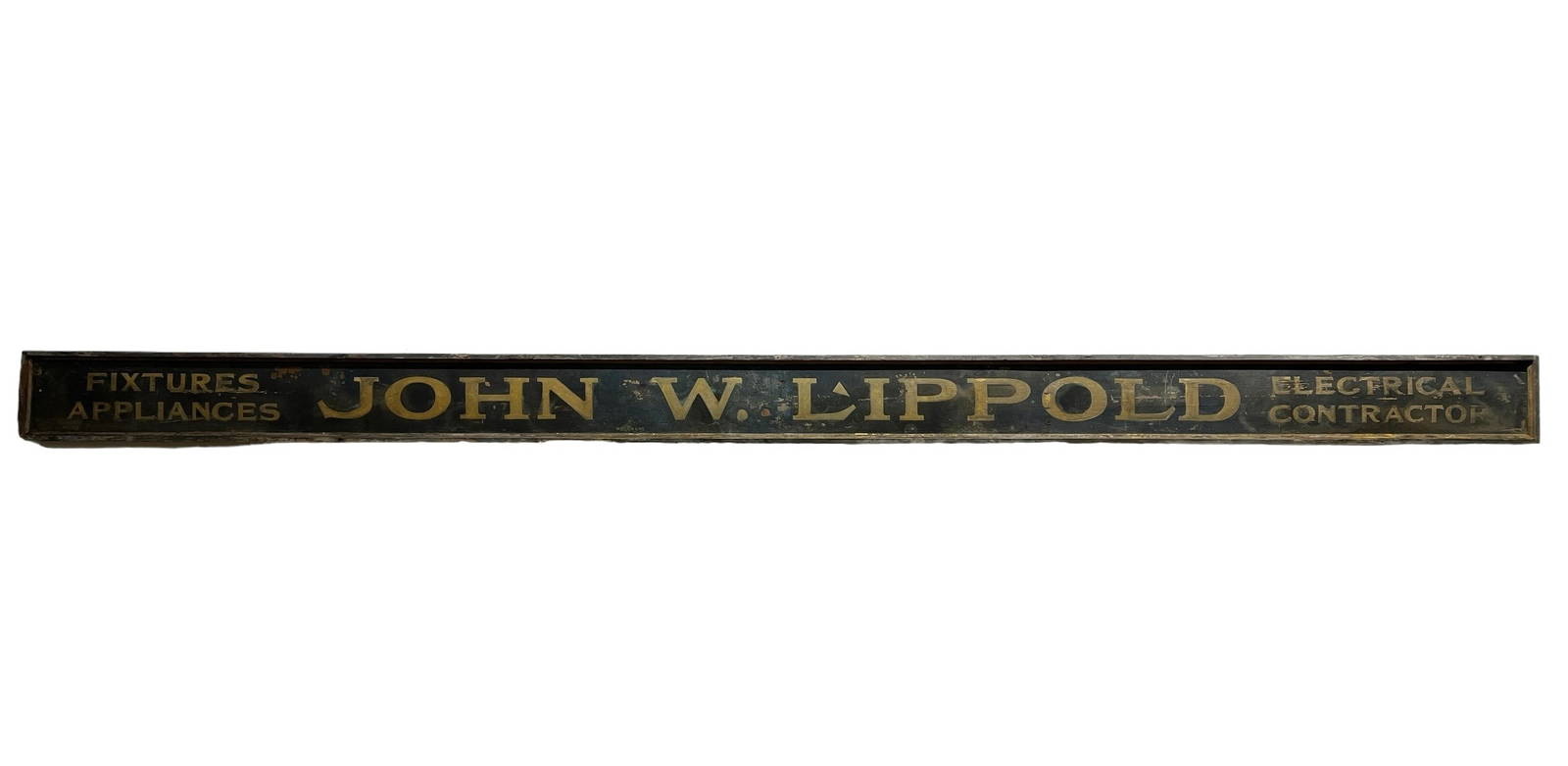 John W. Lippold Wooden Sign - Smaltz Paint 13"h X 213"l(17 Ft. 9 In ...