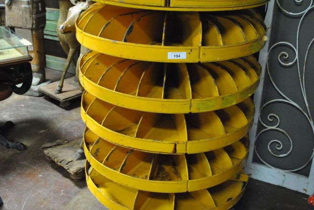 Large Painted Revolving Bolt Bin - Apr 27, 2013 | Bright Star Antiques ...