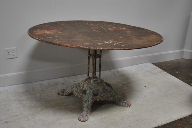 Louis Vuitton Table Stamped Lv French Bistro Table