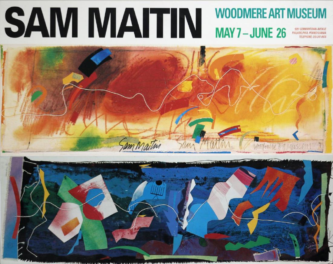 Sam Maitin - Woodmere Exhibition Poster - Feb 28, 2019 | Dane Fine Art ...